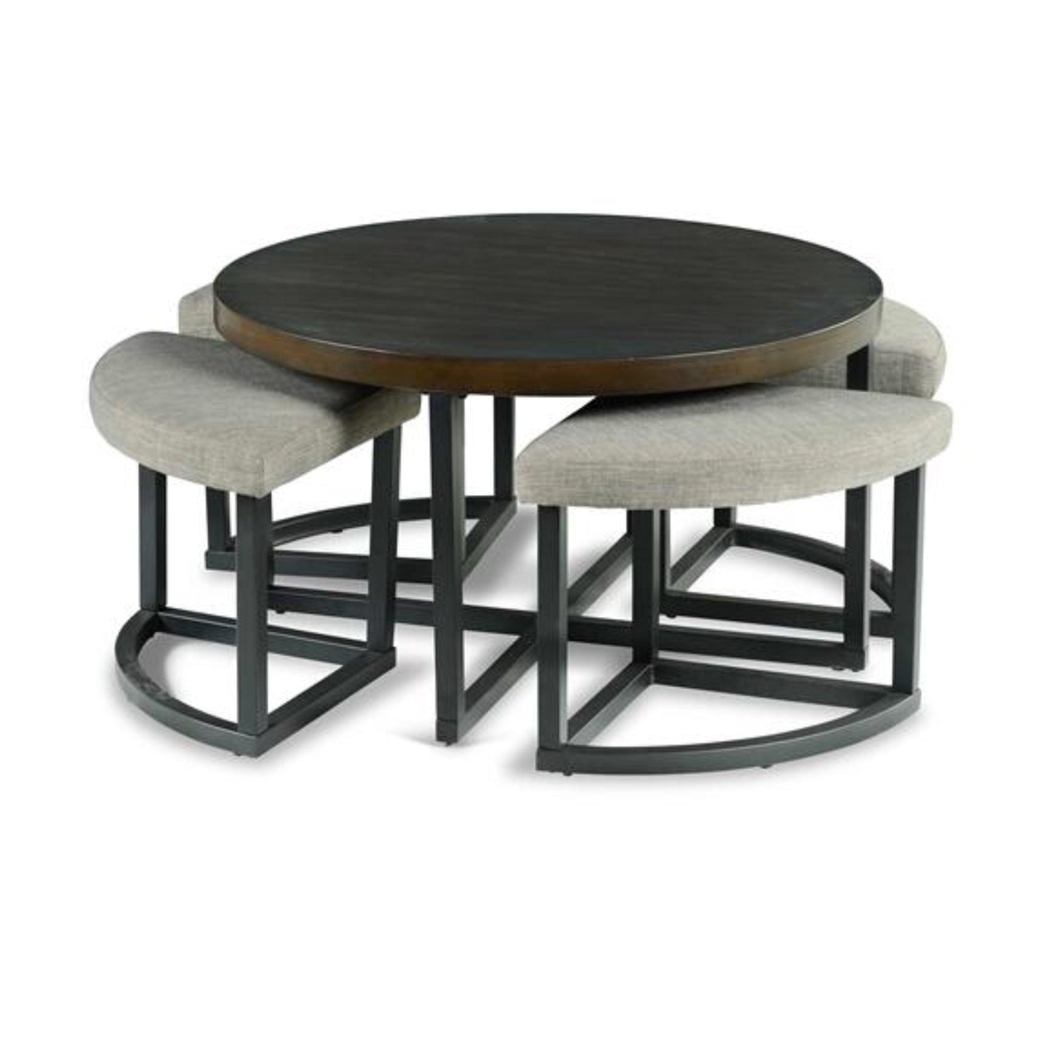 Round coffee table with seats store