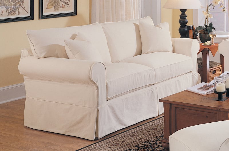 84" Slipcover Sofa | Cardis