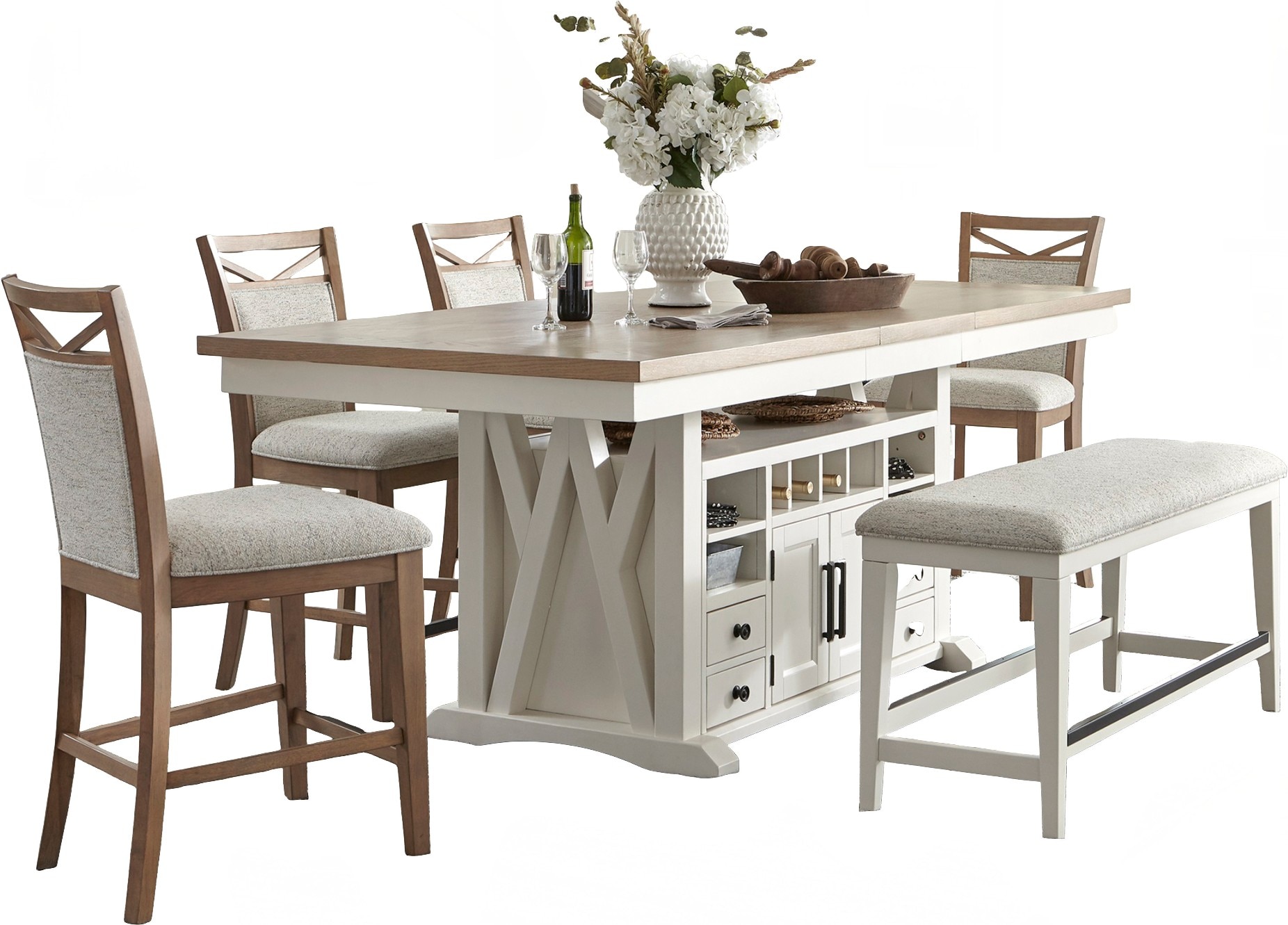 6 Piece Counter Dining Set | Cardis