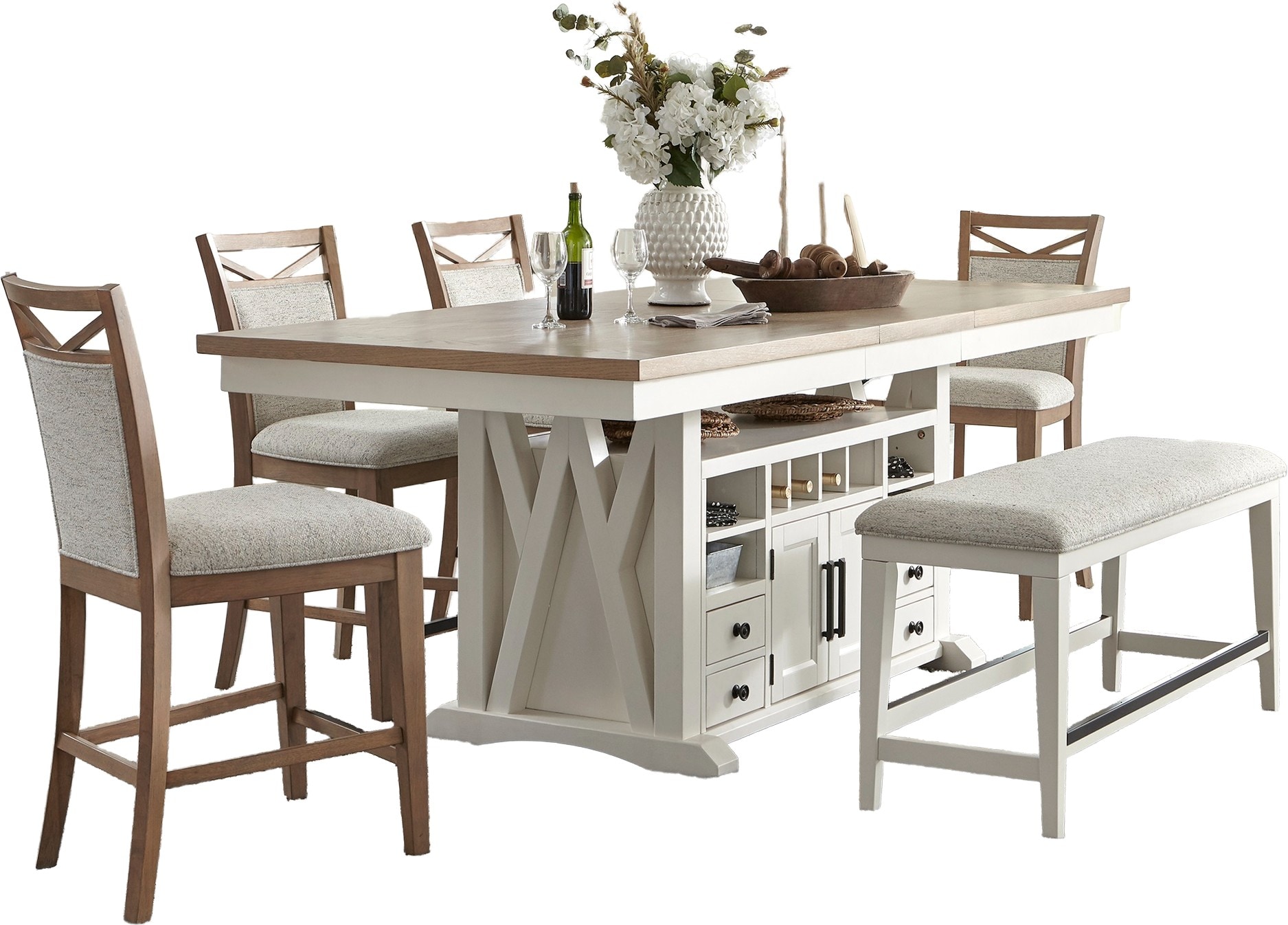 6 Piece Counter Dining Set | Cardis