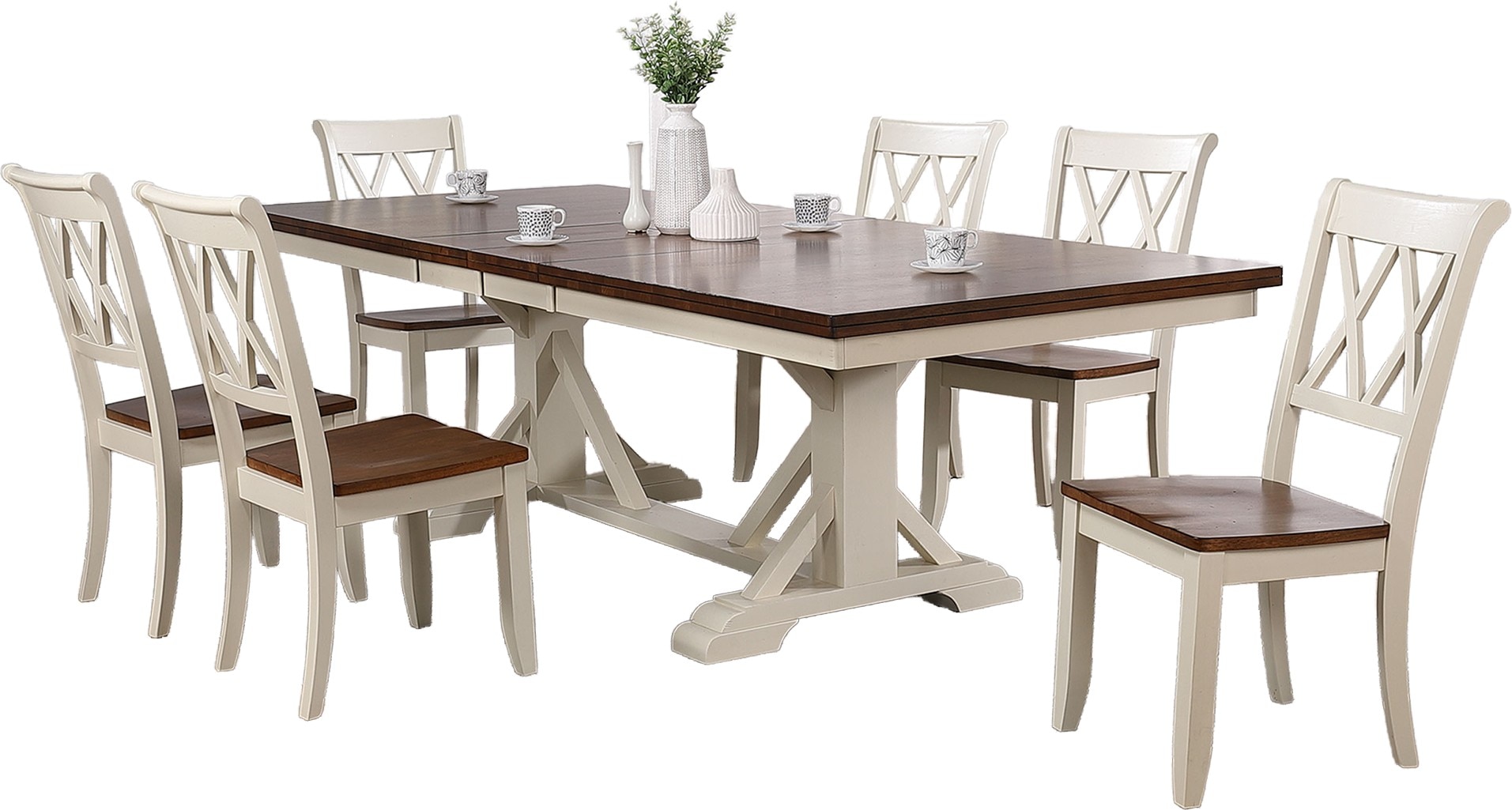 Expressions 7 Piece Dining Room Set | Cardis