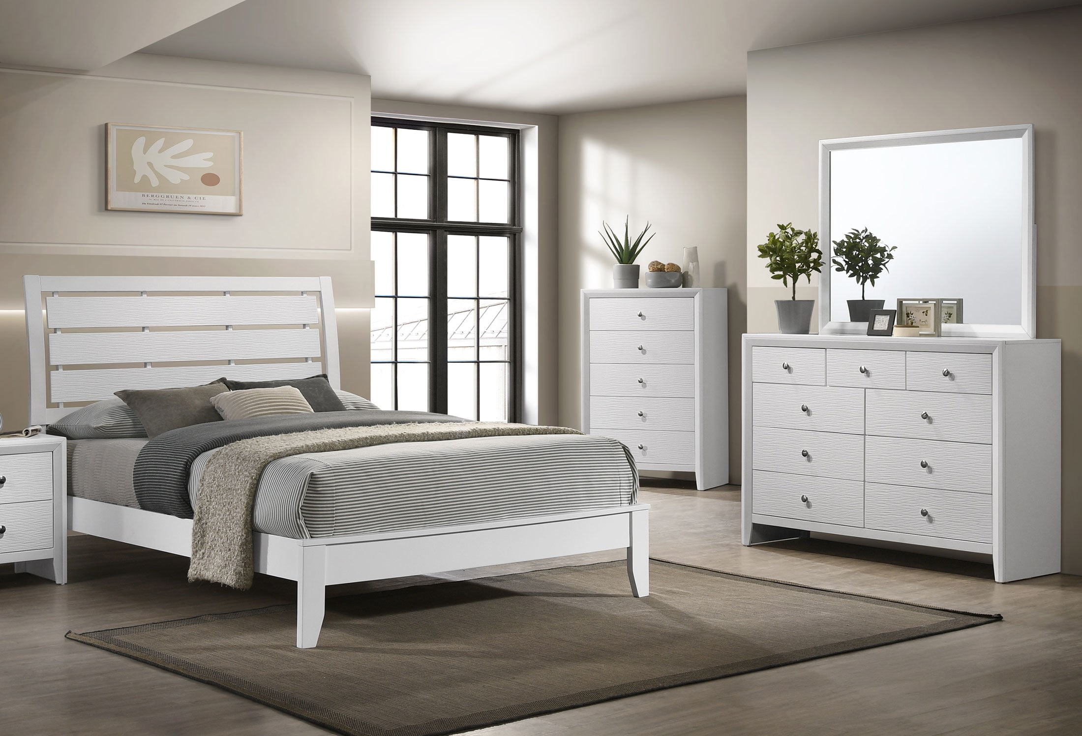 Evan 4 Piece Full Bed Set | Cardis