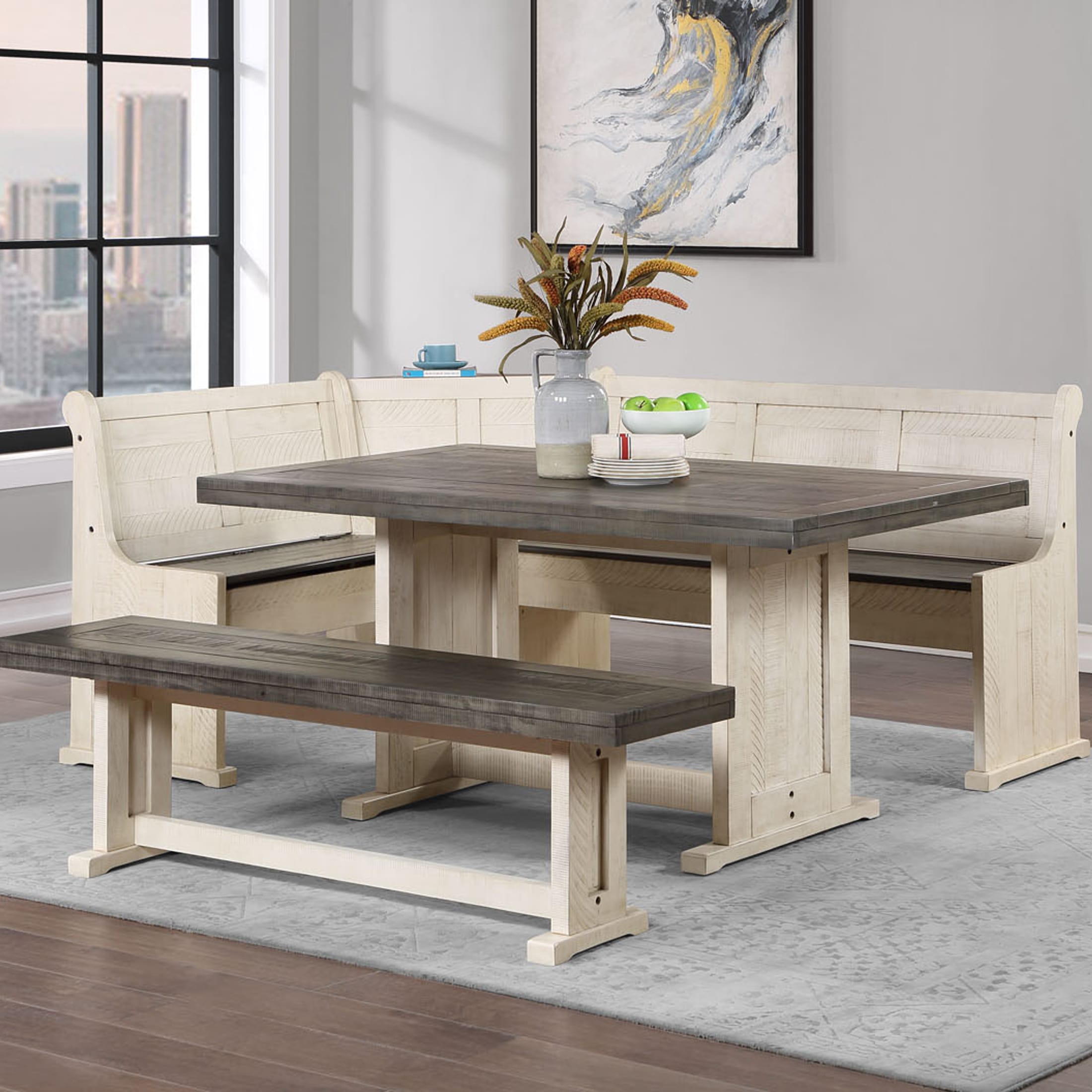 Ozarks Kitchen Nook/LSF Short Bench | Cardis