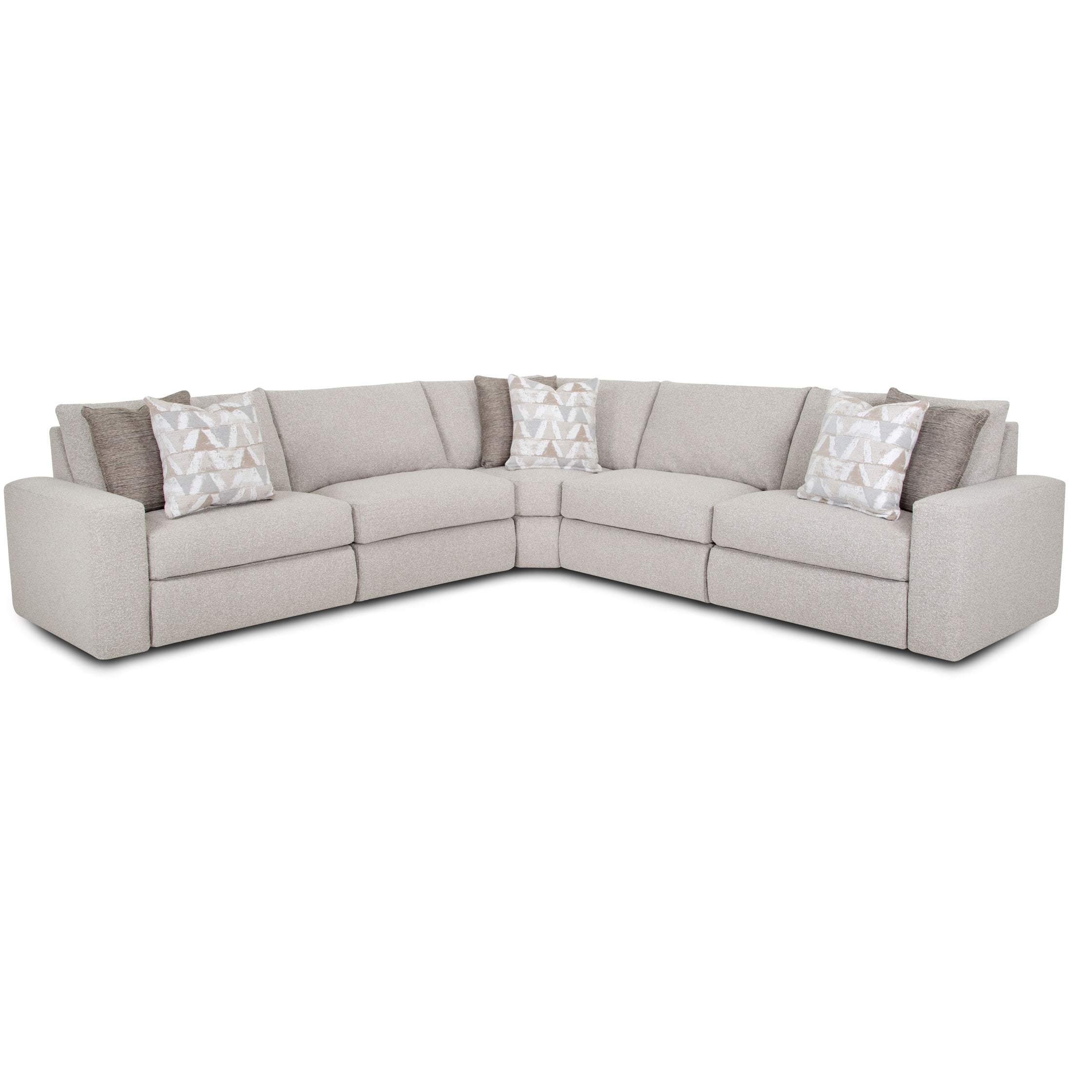 5 Piece Reclining Sectional | Cardis