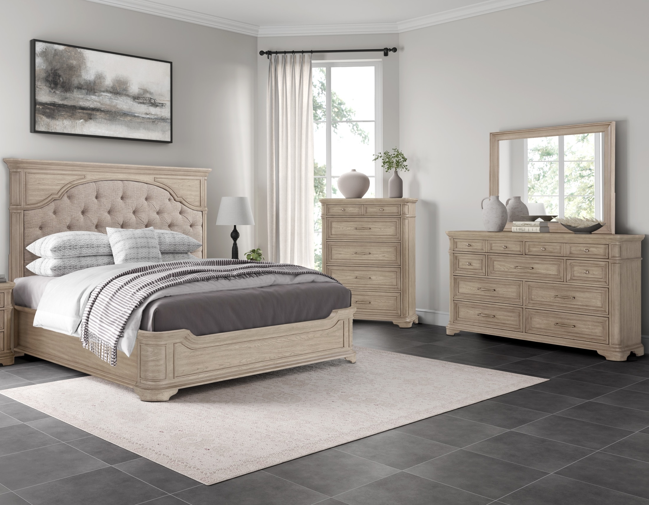 Abington 4 Piece Queen Bedroom | Cardis