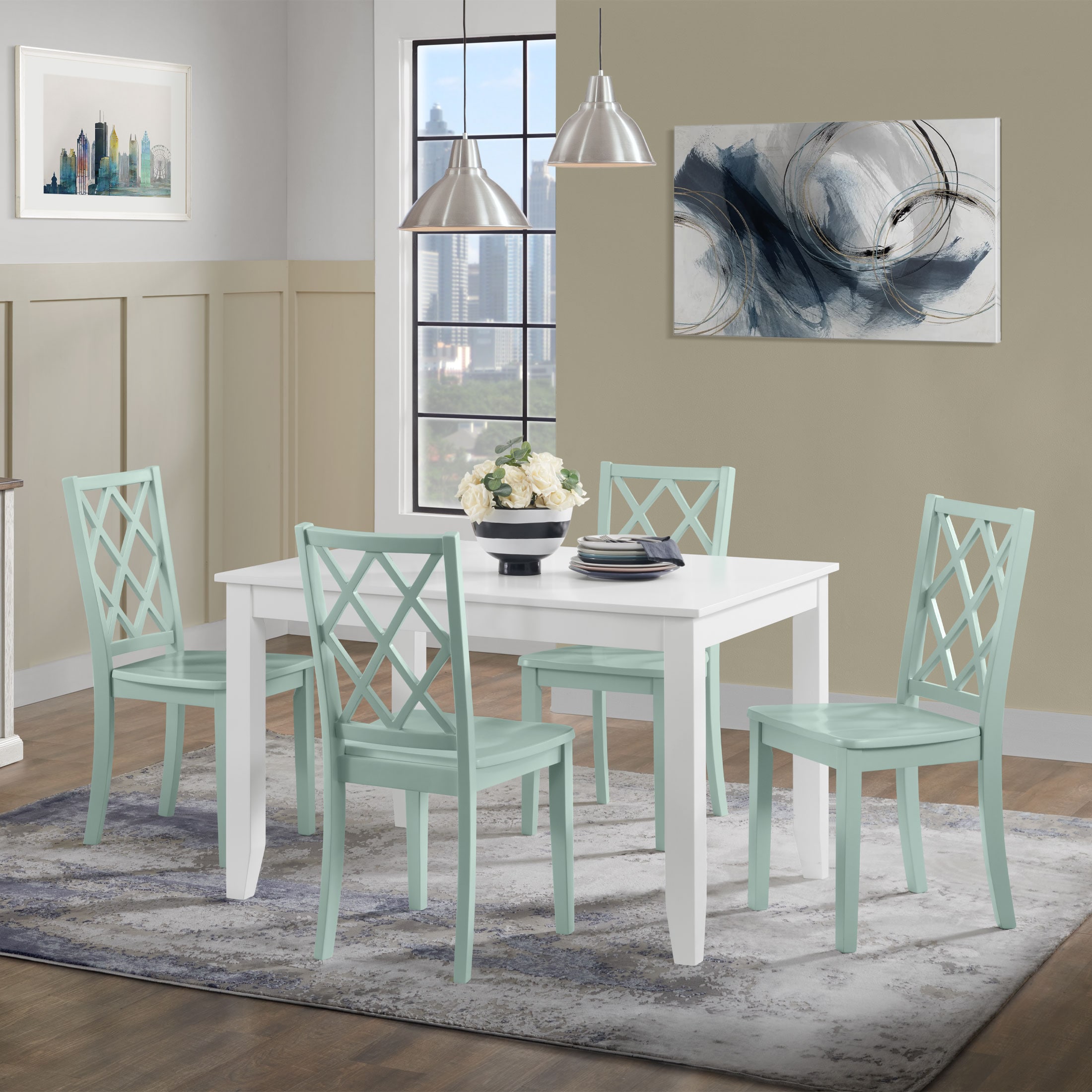Nero Marco 5 Piece Dining Set Cardis