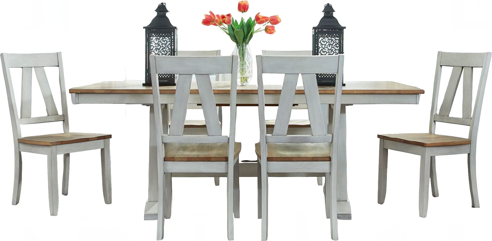 Lindsey Farm 7 Piece Dining Room Set | Cardis
