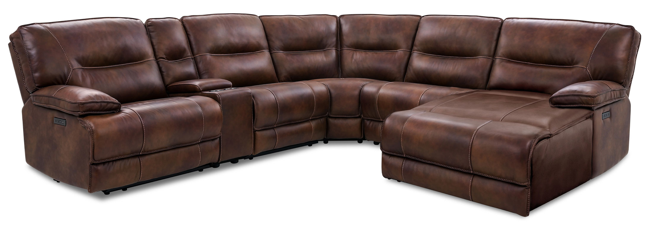 Thunderstruck 6 Piece Power Sectional