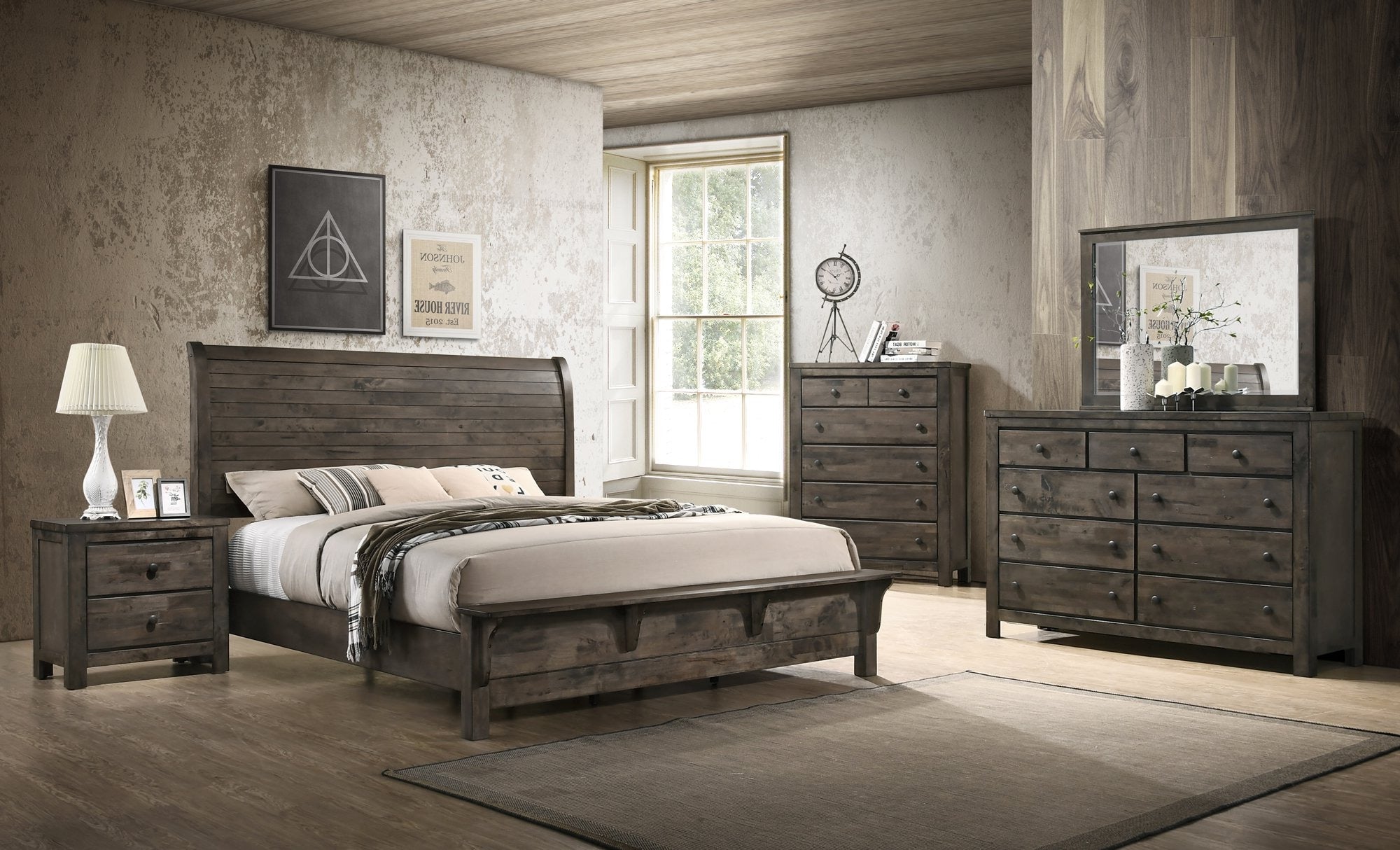 Peter 5 Piece Queen Bedroom Set | Cardis