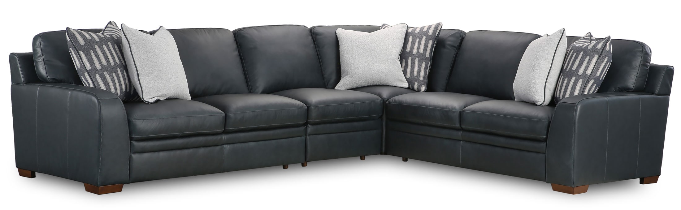 Cardis leather sectional store