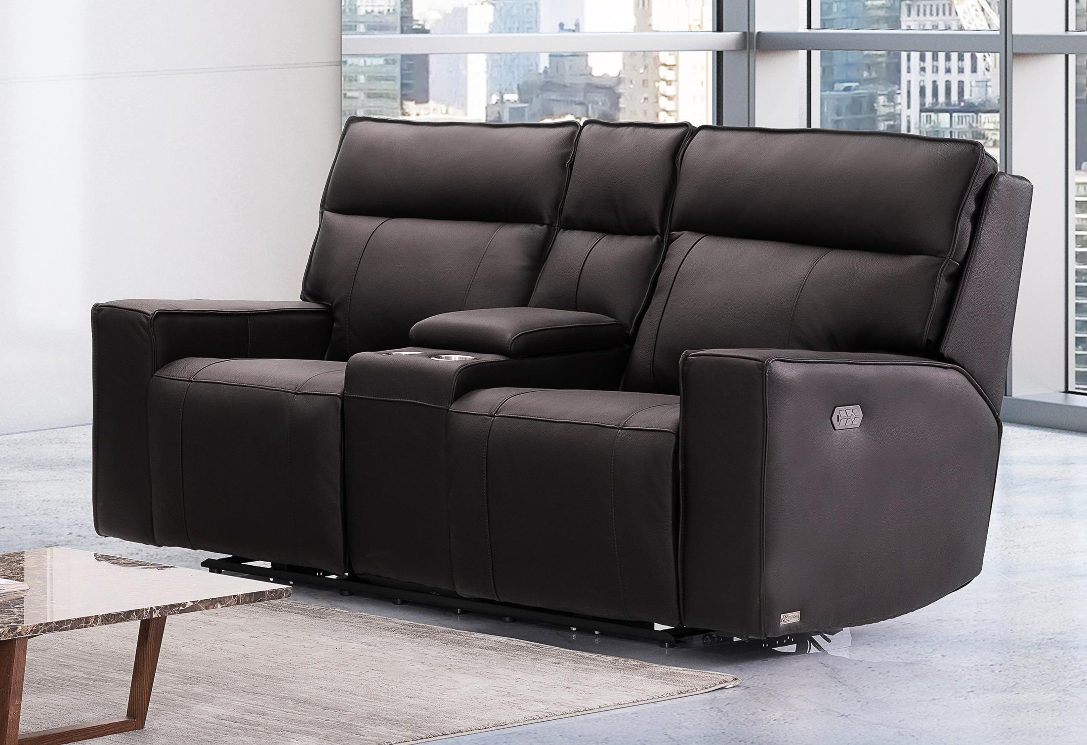 Cardis Leather Reclining Sofas | Baci Living Room