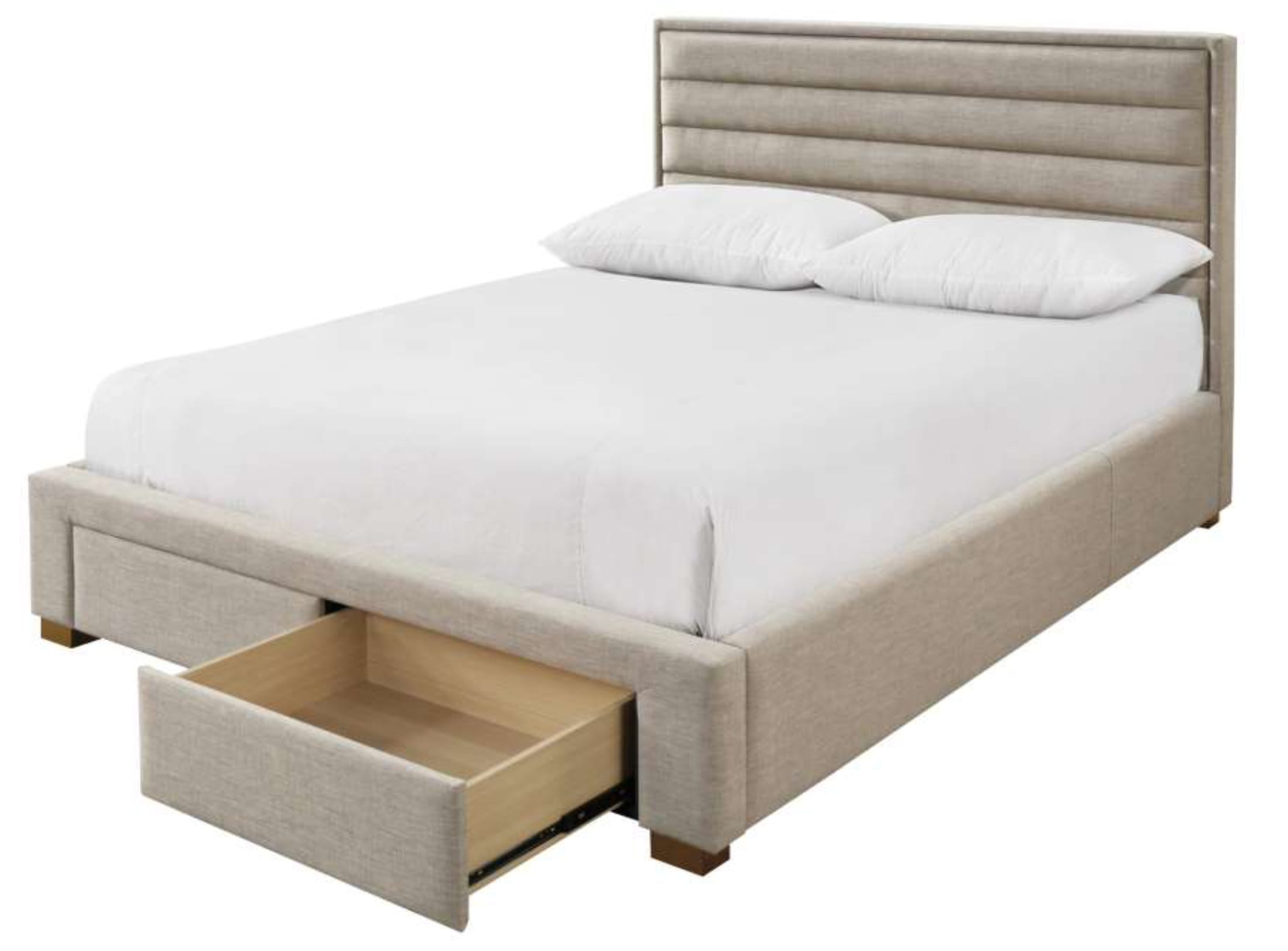 King Upholstered Storage Bed | Cardis